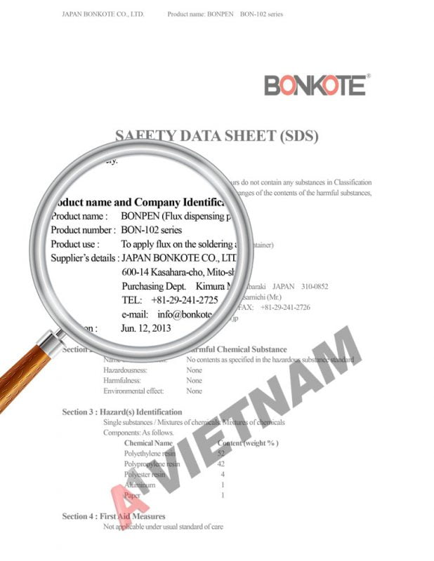 Bonkote Flux Pen BON-102 - Phân Phối Chính Hãng