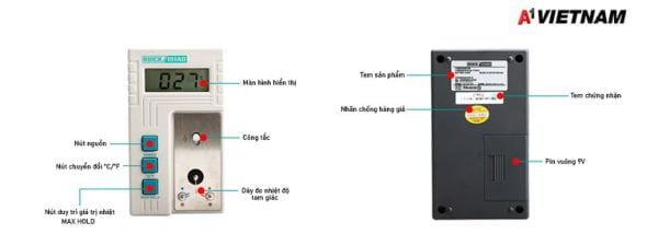 Máy kiểm tra nhiệt độ Quick 191AD Chính Hãng Tại Việt Nam