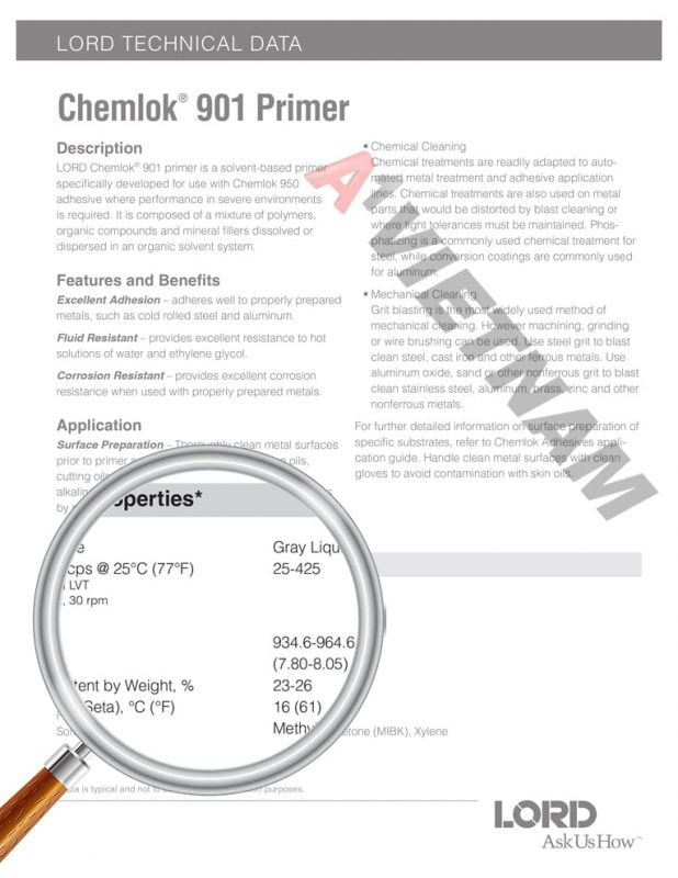 Sơn lót Chemlok 901 - Phân Phối Chính Hãng Tại Việt Nam
