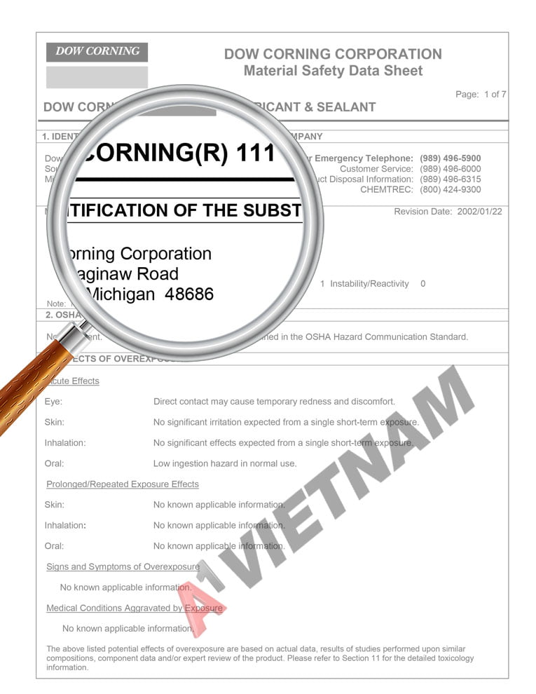 Mỡ Dow Corning 111 - Phân Phối Chính Hãng Tại Việt Nam