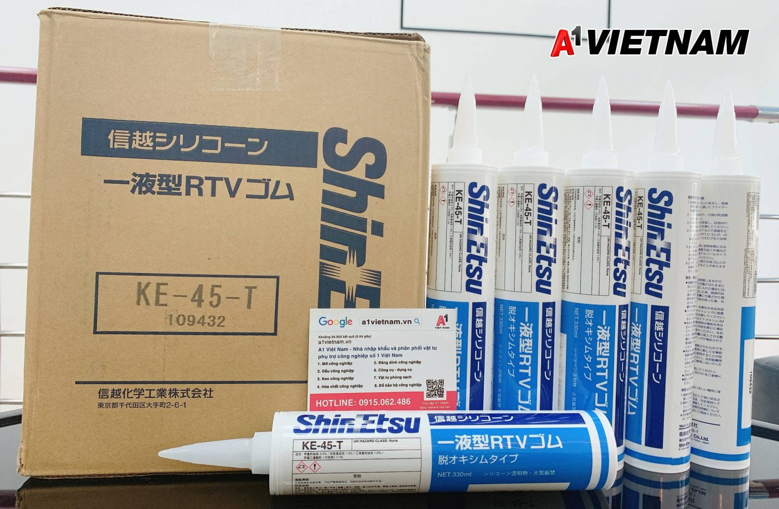 Keo Shinetsu KE-45T, Phân Phối Chính Hãng Tại Việt Nam