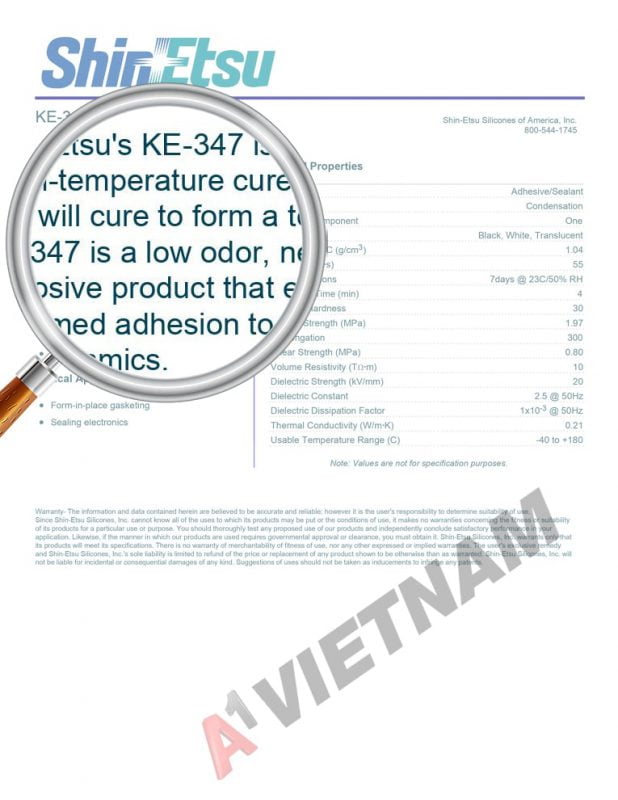 Keo Shinetsu KE-347 - Phân Phối Chính Hãng Tại Việt Nam