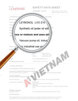 Dầu chân không Leybonol LVO 210 - Phân Phối Chính Hãng