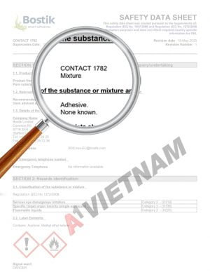 Keo Bostik 1782 - Phân Phối Chính Hãng Tại Việt Nam