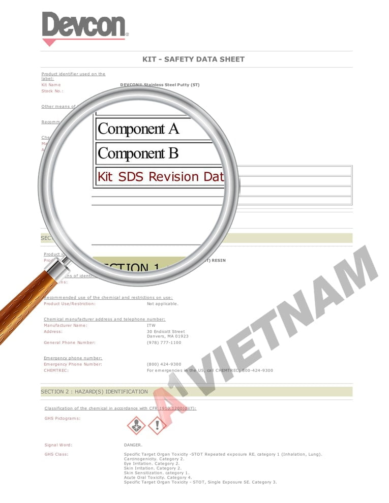 Keo Devcon 10270 - Phân Phối Chính Hãng Tại Việt Nam