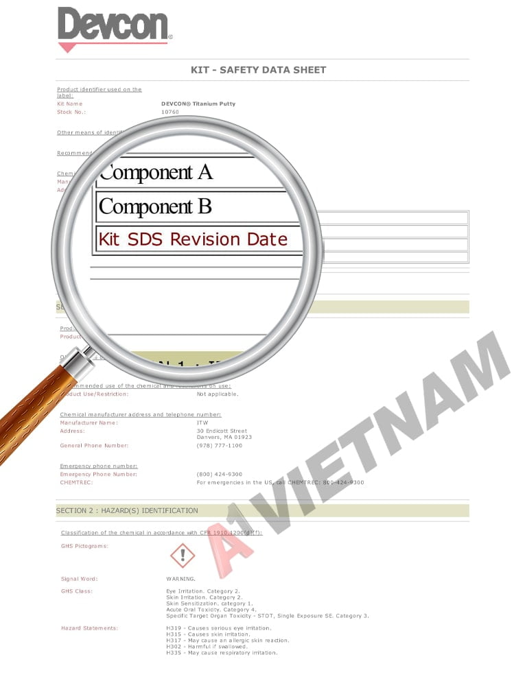 Keo Devcon 10760 - Phân Phối Chính Hãng Tại Việt Nam
