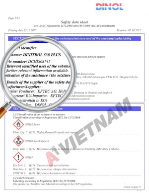 Keo Dinitrol 538 Plus - Phân Phối Chính Hãng Tại Việt Nam