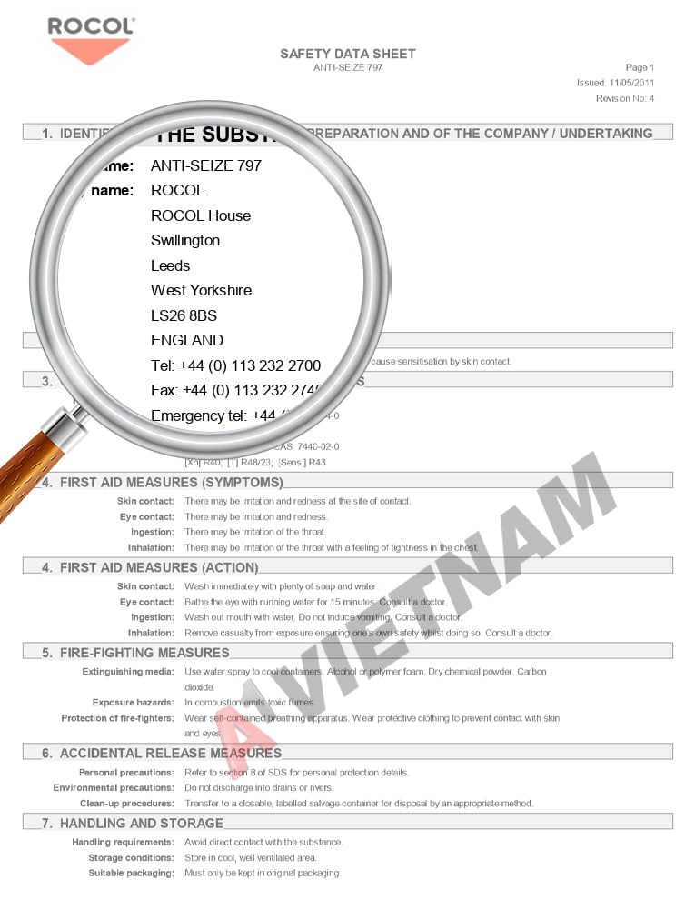 Keo Rocol Anti Seize 797 - Phân Phối Chính Hãng Tại Việt Nam