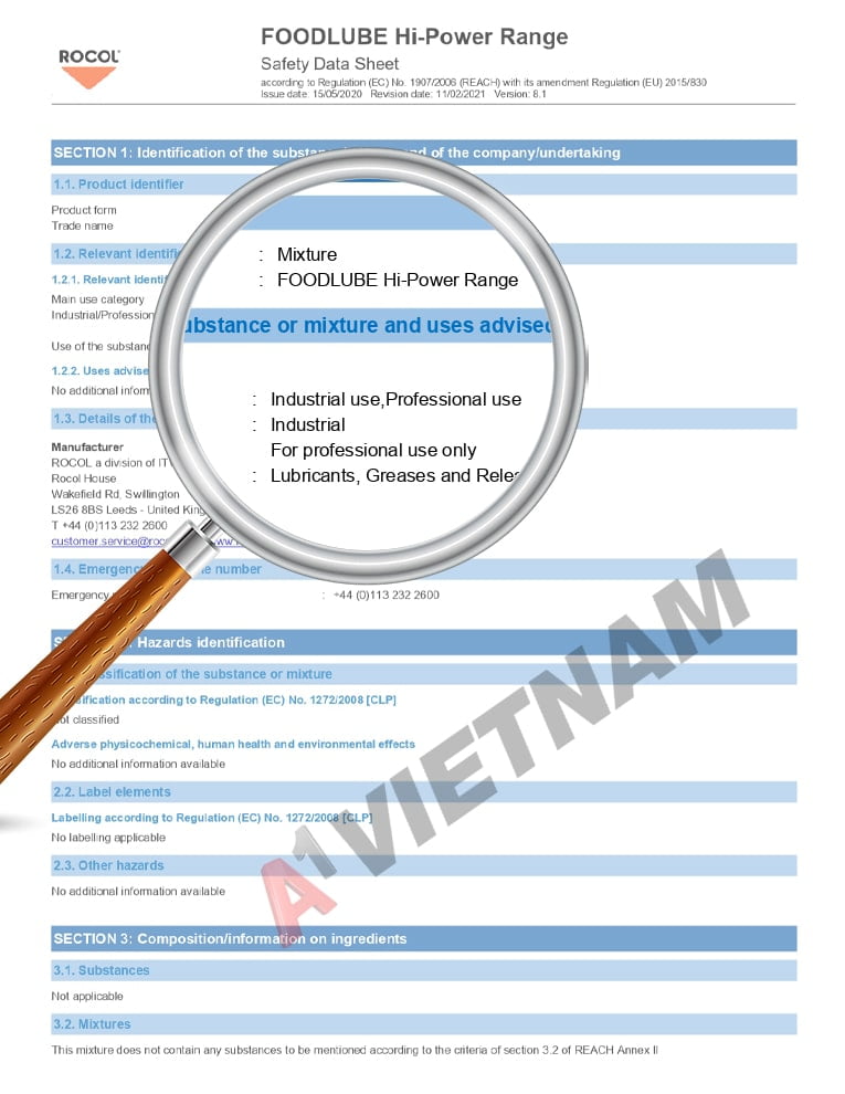 Dầu Rocol Foodlube Hi-Power 22 - Phân Phối Chính Hãng