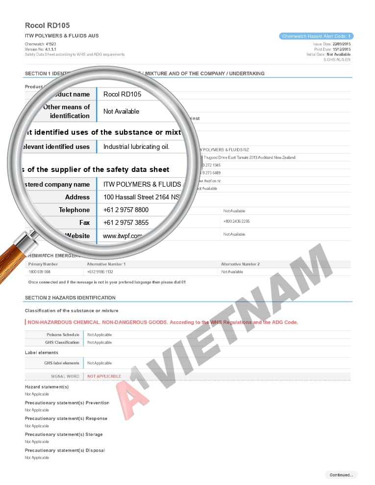 Mỡ Rocol Rocol RD 105 - Phân Phối Chính Hãng