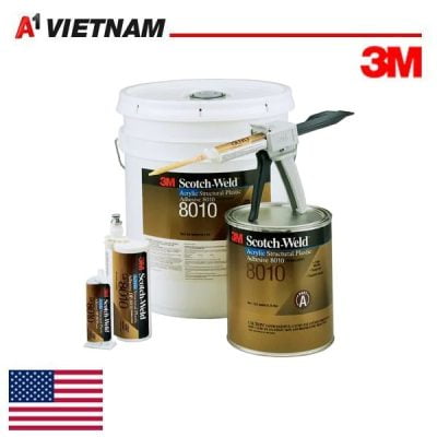 Keo 3M Scotch-Weld Structural Plastic Adhesive DP8010 Blue