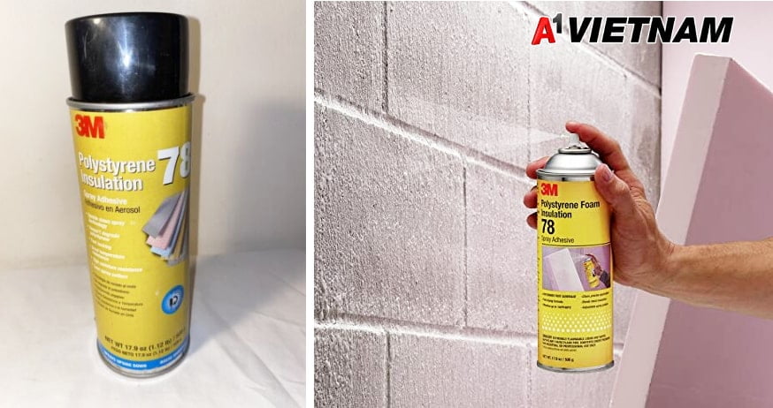 Keo 3M 78 Polystyrene Foam Insulation Spray Adhesive - Giá Rẻ
