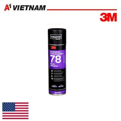 Keo 3M 78 Polystyrene Foam Insulation Spray Adhesive - Giá Rẻ