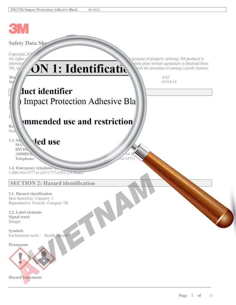 Keo 3M Impact Protection Adhesive Black - Giá Rẻ Nhất