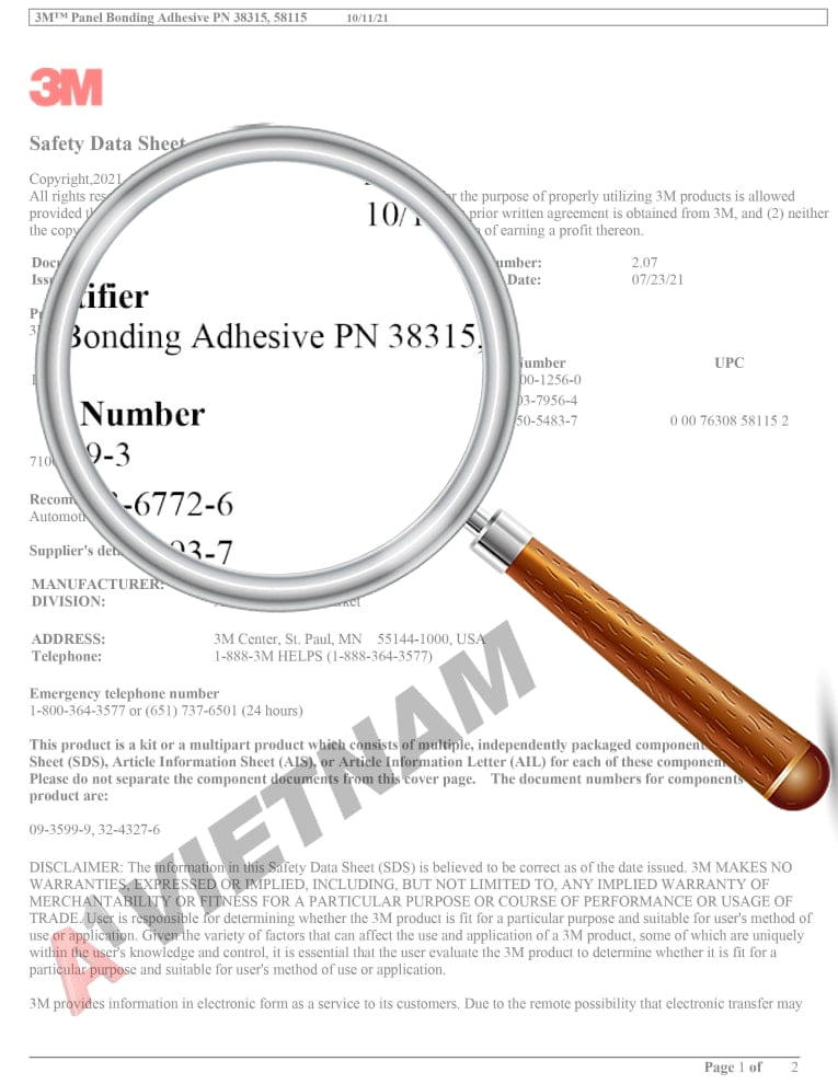 Keo 3M Panel Bonding Adhesive 38315 - Phân Phối Chính Hãng