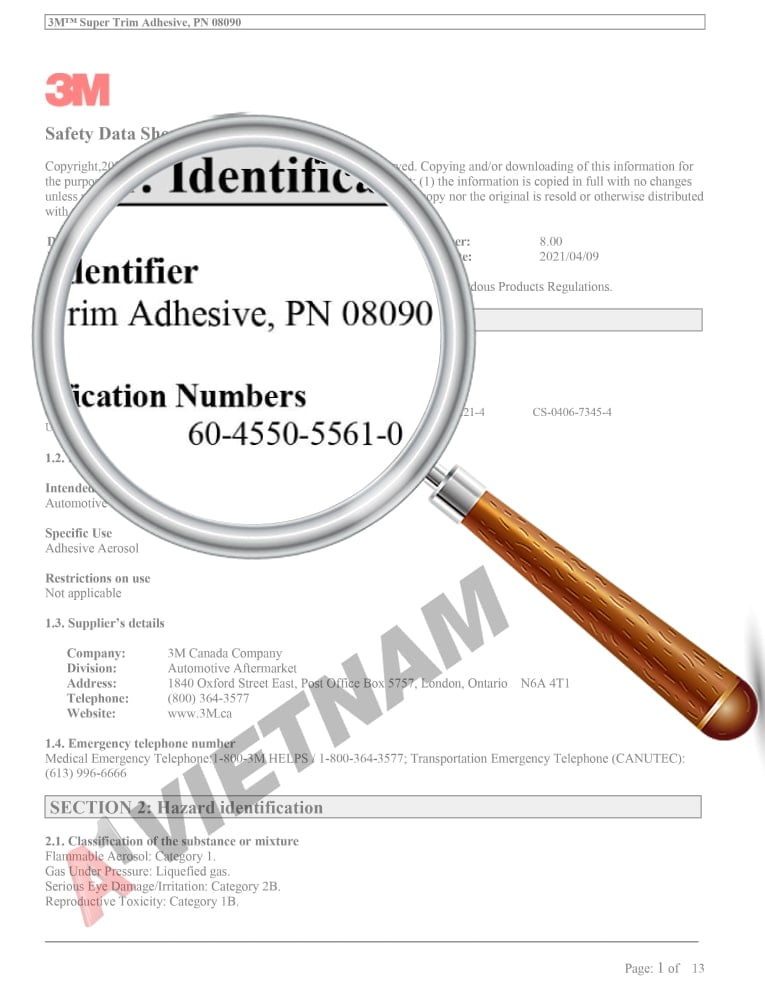 Keo 3M Super Trim Adhesive 08090 - Phân Phối Chính Hãng