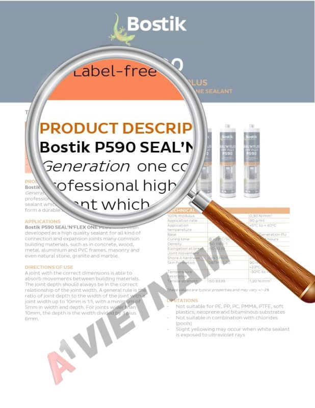 Keo Bostik Seal N' Flex One Plus P590 - Phân Phối Chính Hãng