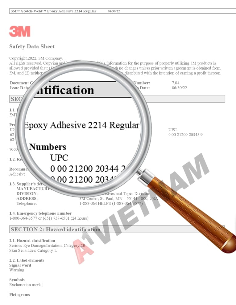 Keo 3M Scotch-Weld Epoxy Adhesive 2214 Regular - Chính Hãng