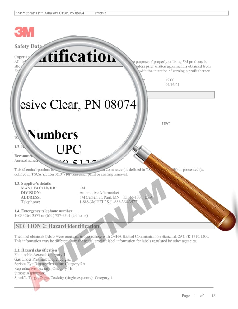 Keo 3M Spray Trim Adhesive Clear PN 08074 - Giá Rẻ Nhất