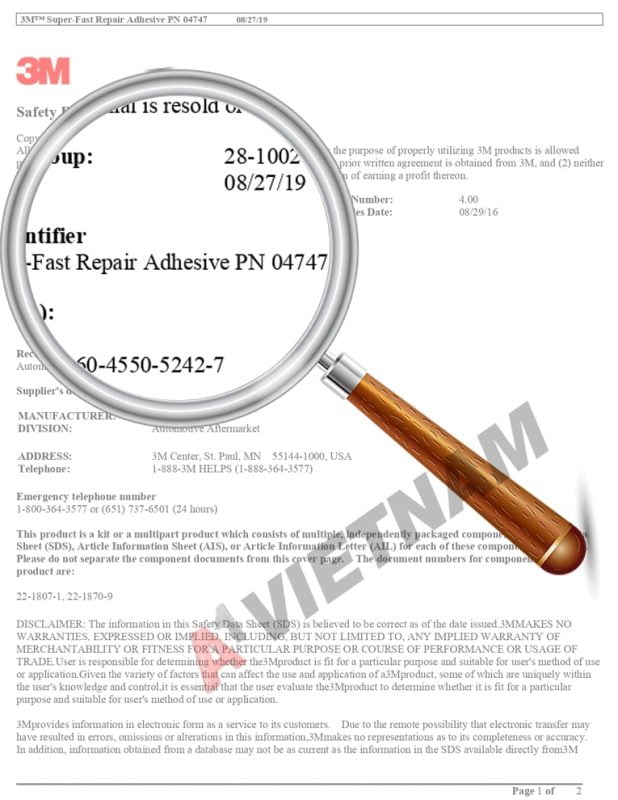 Keo 3M Super Fast Repair Adhesive 04747 - Chính Hãng, Giá Rẻ