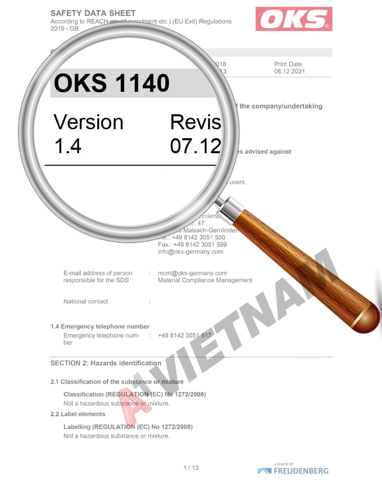 Mỡ OKS 1140 - Phân Phối Chính Hãng, Giá Rẻ Nhất