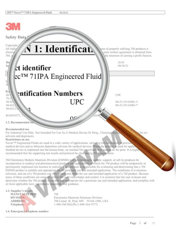 3M Novec 71IPA Engineered Fluid - Phân Phối Chính Hãng