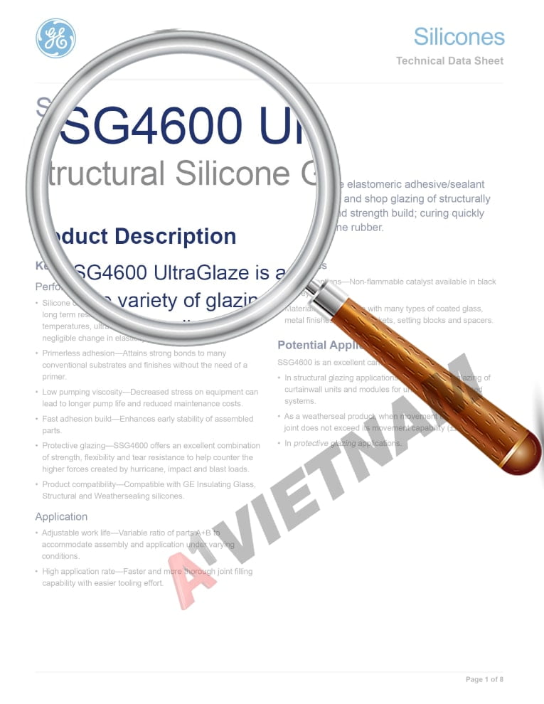 Keo GE SSG4600 UltraGlaze - Phân Phối Chính Hãng, Giá Rẻ